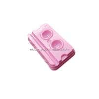 China Mini Tattoo Ink Tray Micro Pigment Cap Permanent Makeup Glue Holder Eyebrow Brush Tool Dental Mixing Tool All Made of Plastic for sale
