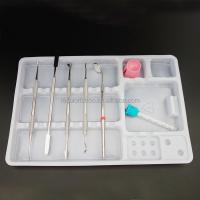China Disposable PVC Tattoo Tray Holder Organizer Washable Plastic Pigment Storage Trays for Permanent Makeup Accessories for sale