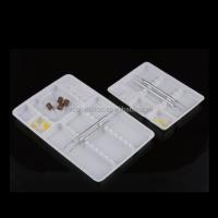 China Disposable PVC Tattoo Tray Holder Organizer Washable Plastic Pigment Storage Trays for Permanent Makeup Accessories for sale