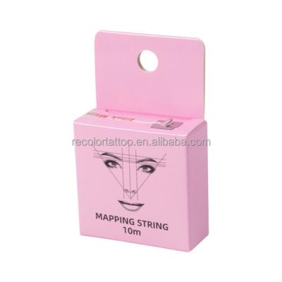 China Customized 10M Linen Thread Eyebrow Dyeing Linen for Microblading Pre-Ink String Tattoo Permanent Makeup Positioning Measure for sale