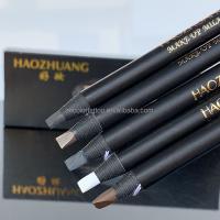 China Private Label Hard Core  White Waterproof Eyebrow Pencil Professional Eyebrow Enhancer Cosmetics Microblading Eyebrow Pencil for sale