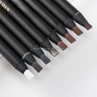 China Private Label Hard Core  White Waterproof Eyebrow Pencil Professional Eyebrow Enhancer Cosmetics Microblading Eyebrow Pencil for sale