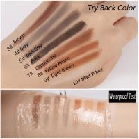 China Private Label Hard Core  White Waterproof Eyebrow Pencil Professional Eyebrow Enhancer Cosmetics Microblading Eyebrow Pencil for sale
