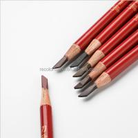 China Customized Wooden Fog Eyebrow Enhancers Hard Eyebrow Pencil Permanent Tattoo Pen Eye Brow Tint Microblading Marker Pen for sale
