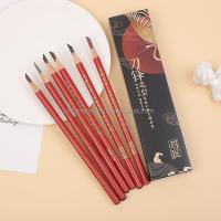 China Customized Wooden Fog Eyebrow Enhancers Hard Eyebrow Pencil Permanent Tattoo Pen Eye Brow Tint Microblading Marker Pen for sale