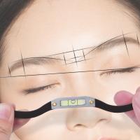China Auxiliary Horizontal Ruler for Thrush Labeling Metal Plastic Bow Eyebrow Positioning Tool Permanent Makeup Accessories for sale