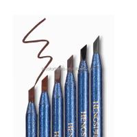 China Private Label Long-Lasting Automatic Waterproof Eyebrow Pencil 7 Color Options Permanent Makeup Accessory in Paper Roll for sale
