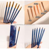 China Private Label Long-Lasting Automatic Waterproof Eyebrow Pencil 7 Color Options Permanent Makeup Accessory in Paper Roll for sale
