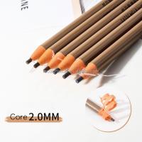 China Customized 2.0mm Fine Tip Eyebrow Pencil Waterproof Microblading Eye Brow Tint for Natural Makeup Accessories Permanent Makeup for sale