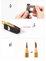 China Private Label Chinese Red Waterproof Eyebrow Pencil Rolling Paper Microblading Tattoo Makeup Permanent Makeup Accessories for sale