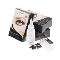 China Private Label Professional Henna Brow Dye Kit Eyelash & Eyebrow Tint Gel in Brown Black Coffee Fast Easy Application for sale