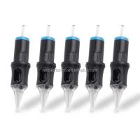 China Black Stainless Steel Tattoo Needle Cartridge Permanent Feature for Tattoo Machine Gun Kit for sale