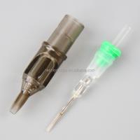 China 20pcs Stainless Steel Microblading Tattoo Cartridge Needles Permanent Makeup Blades for Eyebrow Lip Microblading Art Body Tattoo for sale