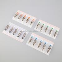 China 20pcs Stainless Steel Microblading Tattoo Cartridge Needles Permanent Makeup Blades for Eyebrow Lip Microblading Art Body Tattoo for sale