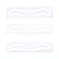 China Disposable Plastic Auxiliary Paste Template for Eyebrow Airbrush Tattoo Essential for Permanent Makeup for sale