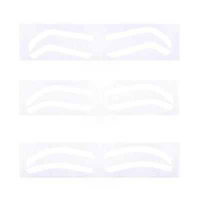 China Disposable Plastic Auxiliary Paste Template for Eyebrow Airbrush Tattoo Essential for Permanent Makeup for sale