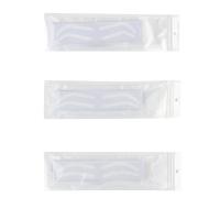 China Disposable Plastic Auxiliary Paste Template for Eyebrow Airbrush Tattoo Essential for Permanent Makeup for sale