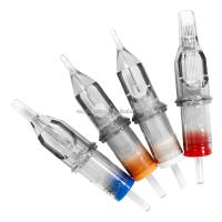 China 20pcs Disposable Tattoo Cartridge Needles Stainless Steel Micropigmentation Microblading for Permanent MakeUp Eyebrows Lips for sale
