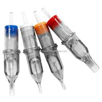 China 20pcs Disposable Tattoo Cartridge Needles Stainless Steel Micropigmentation Microblading for Permanent MakeUp Eyebrows Lips for sale