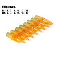 China 20pcs High Quality Microblading Eyebrow Tattoo Needle Cartridge Stainless Steel Micropigmentation Permanent Makeup Needle for sale