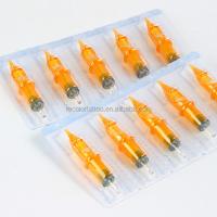 China 20pcs High Quality Microblading Eyebrow Tattoo Needle Cartridge Stainless Steel Micropigmentation Permanent Makeup Needle for sale