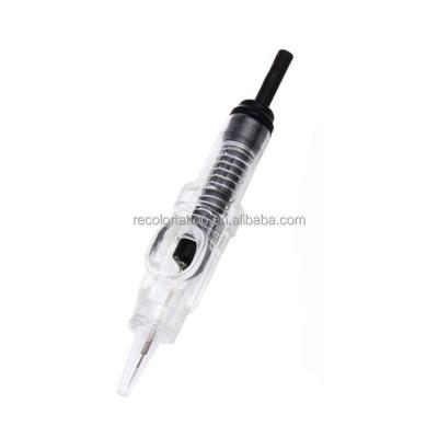 China Disposable Sterilized 1RL Stainless Steel Tattoo Needles Easy Click for Eyebrow Lips Permanent Makeup Cartridge by Supplies for sale
