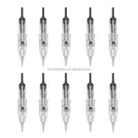 China Disposable Sterilized 1RL Stainless Steel Tattoo Needles Easy Click for Eyebrow Lips Permanent Makeup Cartridge by Supplies for sale
