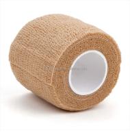 China Black Waterproof Self-Adhesive Nonwoven Tattoo Grip Bandage Cover Wraps Tapes Finger Wrist Accessories Permanent Makeup for sale