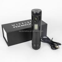 China Private Label Portable Wireless Tattoo Machine Pen with LED Display Long Operating Time Rotary Tattoo Gun Permanent Feature for sale