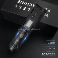 China Private Label Portable Wireless Tattoo Machine Pen with LED Display Long Operating Time Rotary Tattoo Gun Permanent Feature for sale