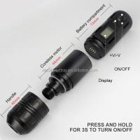 China Private Label Portable Wireless Tattoo Machine Pen with LED Display Long Operating Time Rotary Tattoo Gun Permanent Feature for sale