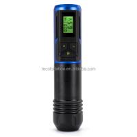 China Private Label Rotary Wireless Tattoo Machine Pen with LED Display Featuring Permanent Technology for sale