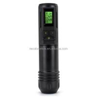 China Private Label Rotary Wireless Tattoo Machine Pen with LED Display Featuring Permanent Technology for sale