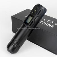 China Private Label Rotary Wireless Tattoo Machine Pen with LED Display Featuring Permanent Technology for sale