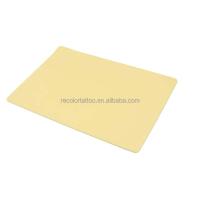 China Private Label 3mm Thick Soft Silicone Synthetic Leather Eyebrow Microblading Tattoo Blank Permanent Makeup Training Tool for sale
