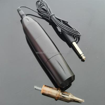 China Private Label Professional Rotary Tattoo Pen Strong Power Coreless Motor RCA Interface Grips Cartridge Permanent Tattoo Machine for sale