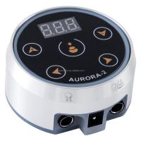 China AURORA Mini Tattoo Pen Power Supply with LCD Screen EU/US Adapter Coil Gun & Rotary Tattoo Machine Permanent Makeup Accessories for sale