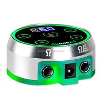 China AURORA Mini Tattoo Pen Power Supply with LCD Screen EU/US Adapter Coil Gun & Rotary Tattoo Machine Permanent Makeup Accessories for sale