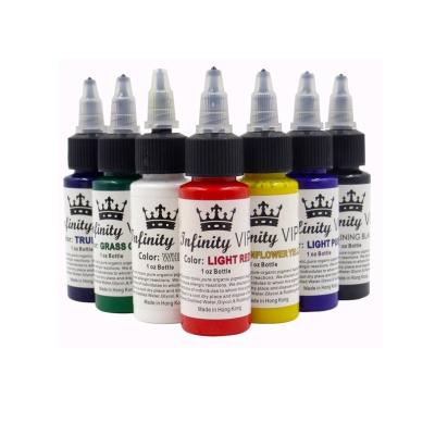 China Private Label 30ML/Bottle Professional Tattoo Pigment Inks Safe Half Permanent Body Beauty Tattoo Art Paint Supplies for sale