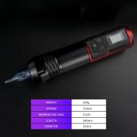China Portable Wireless Electric Tattoo Machine Pen Professional Permanent Makeup Gun with Hollow Cup Motor Maximum Battery Capacity for sale