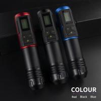 China Portable Wireless Electric Tattoo Machine Pen Professional Permanent Makeup Gun with Hollow Cup Motor Maximum Battery Capacity for sale