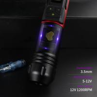 China Portable Wireless Electric Tattoo Machine Pen Professional Permanent Makeup Gun with Hollow Cup Motor Maximum Battery Capacity for sale