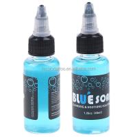 China Private Label 16OZ/40ml Green Soap High Enrichment Tattoo Aftercare Solution Liquid Soap for Cleaning Process Made from Plastic for sale