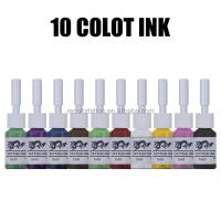 China Private Label Professional Tattoo Pigment Inks 5ML/Bottle Safe Permanent Makeup Paints Body Beauty Supplies for sale