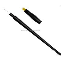 China New 2-in-1 Disposable Microblading Pen 18U 5R Blade Feather Brows Semi Permanent Makeup 3D Brows HairStrokes Ruler for sale