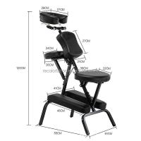 China Multifunctional Foldable PU Leather Spa Chair for Tattoo & Massage Salon Beauty Adjustable Chair-for Permanent Makeup for sale