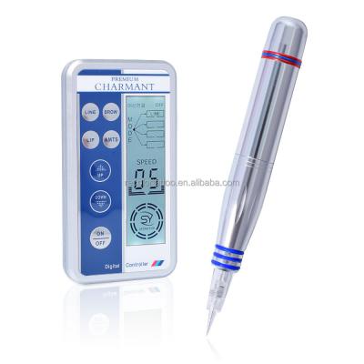 China Private Label Charmant Digital Makeup Tattoo Pen for MTS Permanent Eyebrow Lip Line Shader Microblading Charmant Tattoo Gun Pen for sale