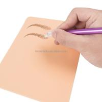 China Private Label 1mm Thick Tattoo Practice Skin 19*14.5 cm Size Permanent Makeup Training Tool for sale