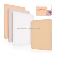 China Private Label 1mm Thick Tattoo Practice Skin 19*14.5 cm Size Permanent Makeup Training Tool for sale