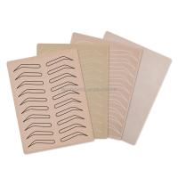 China Private Label Size 19.3*14.5cm Microblading Tattoo Practice Skin Inkless for Permanent Makeup Training Tool for sale